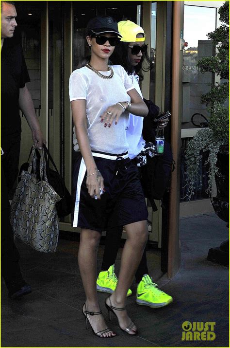 Photo Rihanna Bares Breasts In Completely See Through Top Photos Photo Just