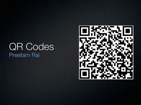 Qr Codes Ppt