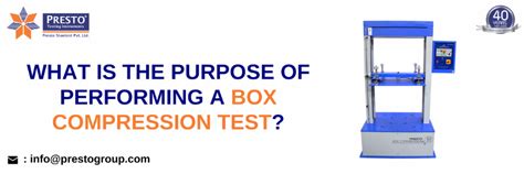 What Is The Purpose Of Performing A Box Compression Test