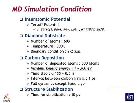 Molecular Dynamic Simulation Of A C Deposition By Energetic