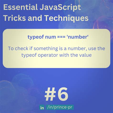 Prince Pr On Linkedin Typeof Number Programming Logic Beginners
