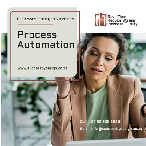 Process Automation Increase Productivity Success By Design