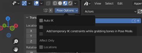 Customization In Pose Mode My Bones Are Stuck In Rotate And Wont Transform Blender Stack