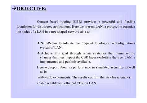Self Repairing Tree Topology Enabling Content Based Routing In Local