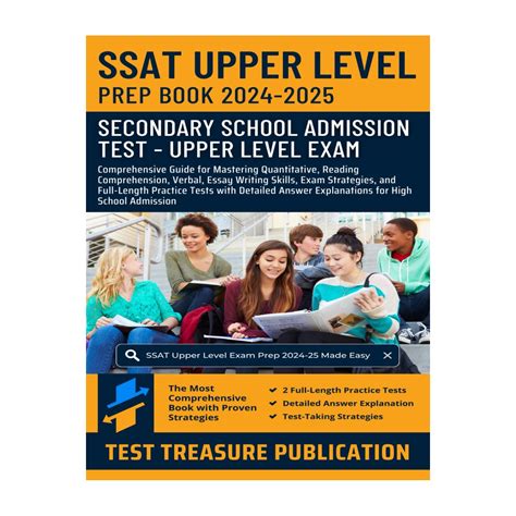 Ssat Upper Level Prep Book 2024 2025 Comprehensive Guide For Mastering Quantitative Reading