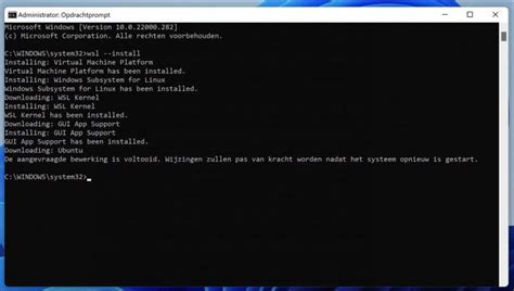 Windows Subsysteem Voor Linux Wsl Installeren Windows 11