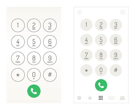 Premium Vector Smartphone Dial Keypad Design Mobile Phone Numbers Panel