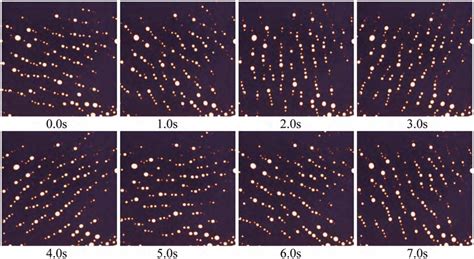 Oil Blob Chains Light Color Phase Emerged In Ferrofluid Dark Color Download Scientific
