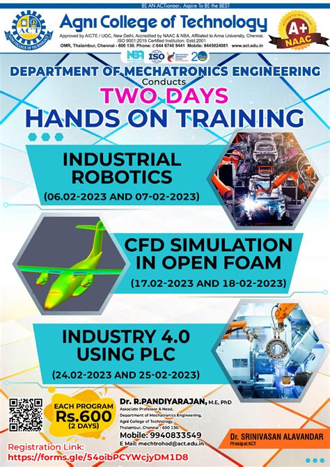 two days hands on training industrial robotics 06 02 2023 and 07 02
