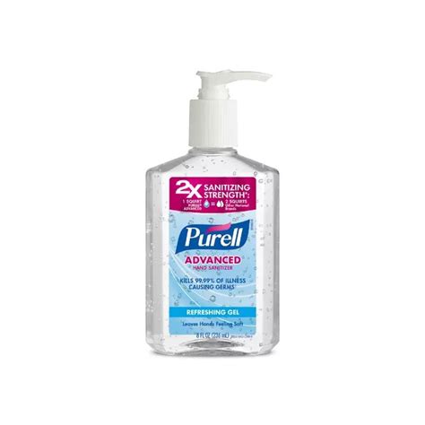 Purell Refreshing Hand Sanitizer Pump 8 Fl Oz Hand Sanitizer