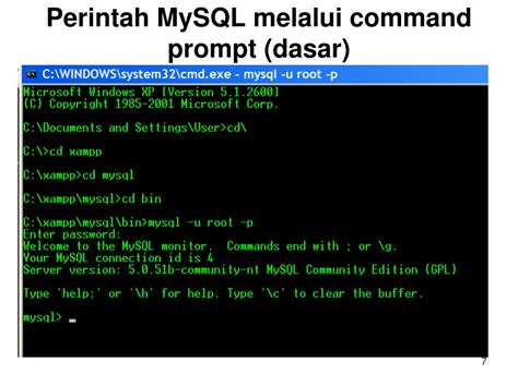 ppt database mysql powerpoint presentation free download id 5610785