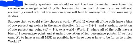 Random Variables Averaging Polls Polling Firms Do Chegg