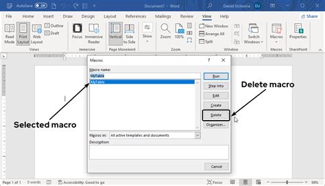 create macro