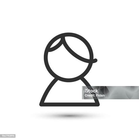 평면 스타일의 사람 아이콘입니다 프로필 아바타 웹 사이트 디자인 로고 응용 프로그램 Ui에 대 한 사람 기호입니다 강사에 대한