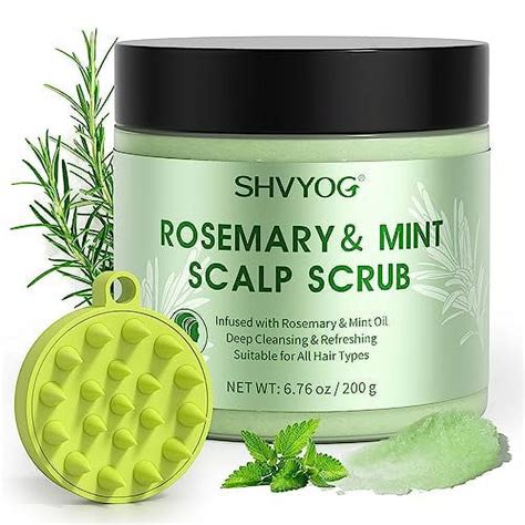 SHVYOG Scalp Scrub Rosemary Scalp Exfoliator Scalp Exfoliator Scrub