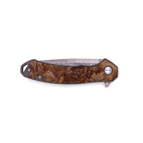 Edc Burl Wood Pocket Knife Dorene Maple Burl 613296 Carved Knives