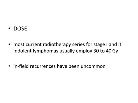 Indolent Lymphoma Management Pptx