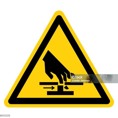 손으로 움직이는 부품 기호 벡터 일러스트 레이 션 흰색 배경 레이블에 격리의 절단 Eps10 기계 부분에 대한 스톡 벡터 아트 및 기타 이미지 Istock