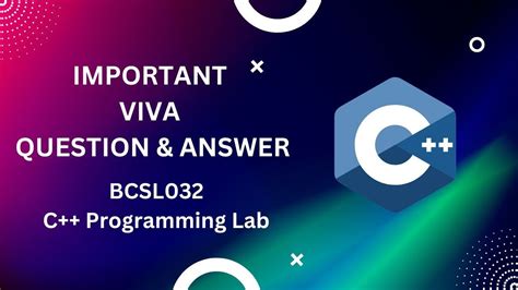 Bcsl 032 Viva Important Questions Bca Ignou Youtube