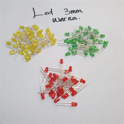 Jual Led 3mm Merah Hijau Kuning Merah Jakarta Barat Starvis Cctv Tokopedia