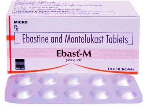 Ebast M Tablet At ₹ 250strip Montiflex In Nagpur Id 2855723444933