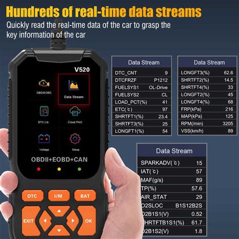 V520 OBD Engine Full Function Code Reader - Diagnostic Tool
