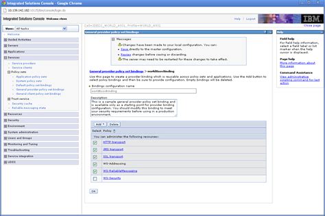 Configure The WebSphere Application Server