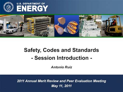 pdf safety codes and standards session introduction · 5 11 2011