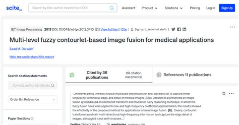 Multi‐level Fuzzy Contourlet‐based Image Fusion For Medical Applications