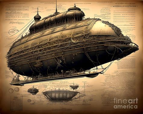 Steampunk Airships Dirigibles