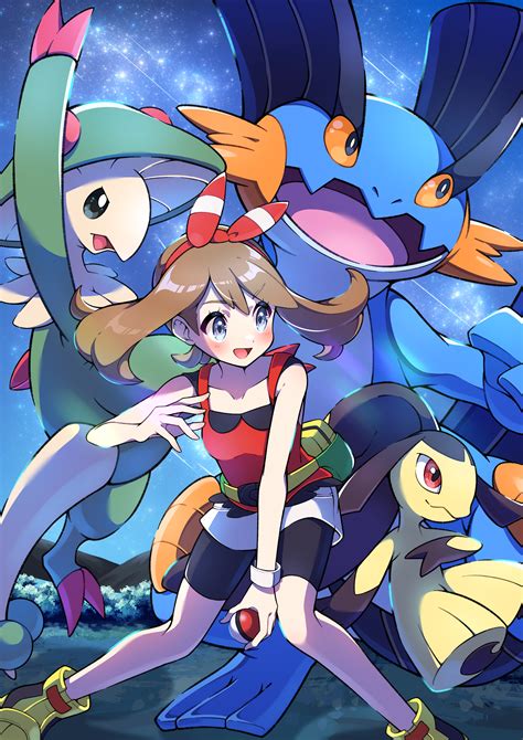 Pon Yui Breloom Mawile May Pokemon Swampert Nintendo Pokemon