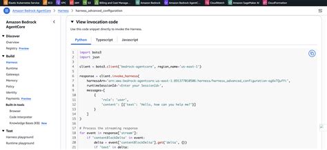 Getting Started With Amazon Bedrock Agentcore Harness Aws Repost