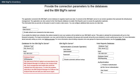 The Data Source That You Added Is Not Subscribed To The Ibm Endpoint