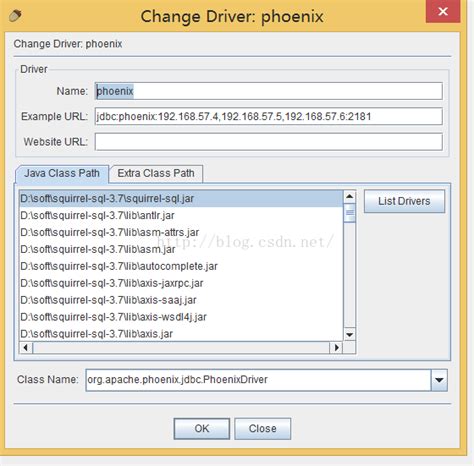 Squirrel基础 Squirrel安装（通过phoenix连接 Hbase）squirrel 连接hbase 超时 Csdn博客