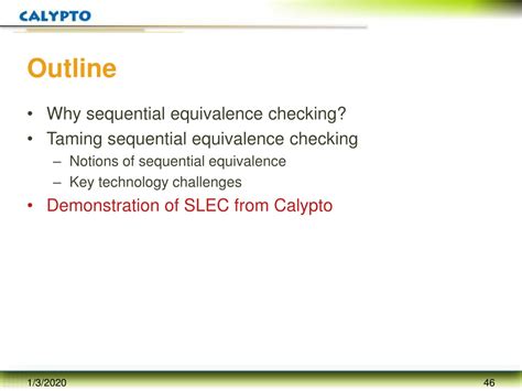 ppt sequential equivalence checking need and challenges powerpoint