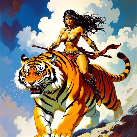 Ai Powered Frank Frazetta Style Art Gallery