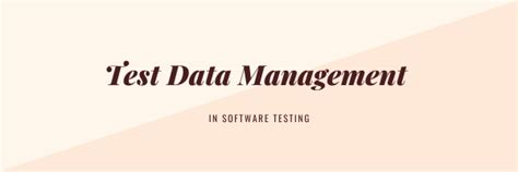 Test Data Management In Software Testing By Olha Holota From