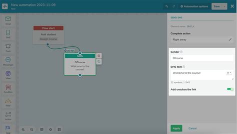 How To Send A Message Triggered By A Course Event Sendpulse