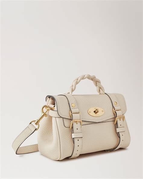 Mini Alexa Eggshell Heavy Grain Women Mulberry