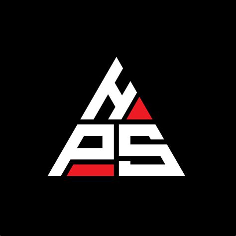 Hps Triangle Letter Logo Design With Triangle Shape Hps Triangle Logo Design Monogram Hps