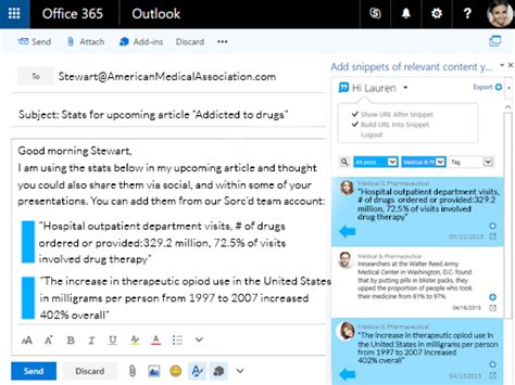 Research And Writing Simplified I Outlook Add In I Best Research And Writing App I Sorc D