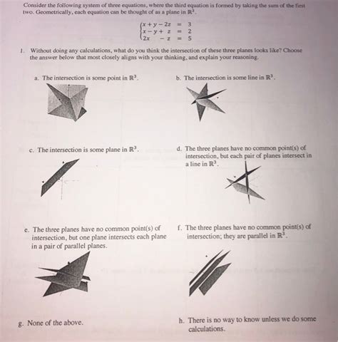 Solved Consider The Following System Of Three Equations Chegg Com
