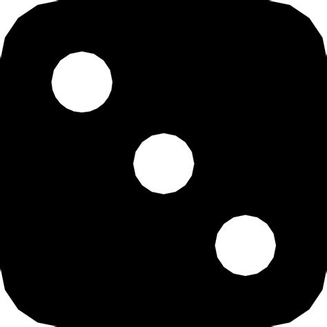 Dice 3 Fill Vector SVG Icon - SVG Repo