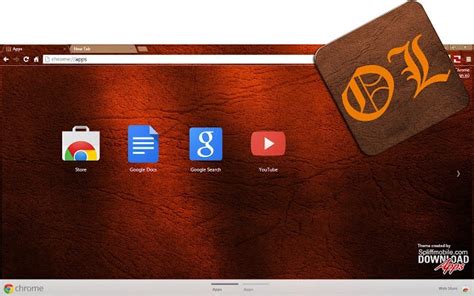Old Leather Theme For Chrome