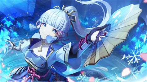 Kamisato Ayaka Wallpaper 4k Genshin Impact 5k