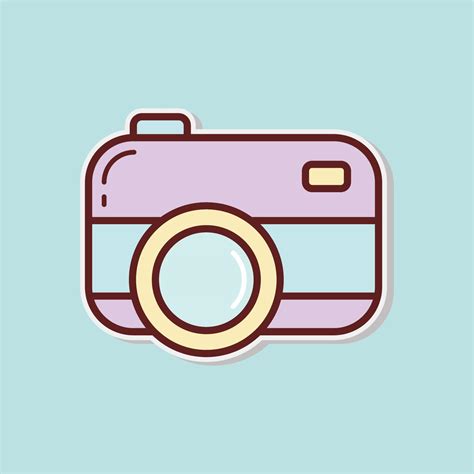 Cute Camera Icon 21768388 Vector Art At Vecteezy