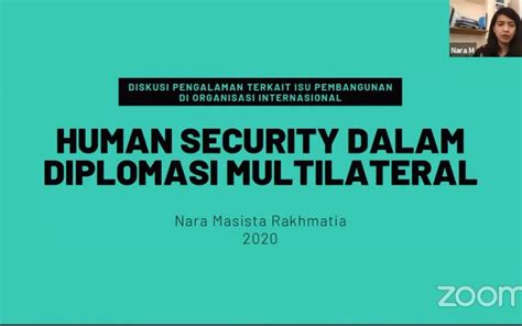 Hubungan Internasional Fisip Ui Mengadakan Dialog Daring Bertajuk