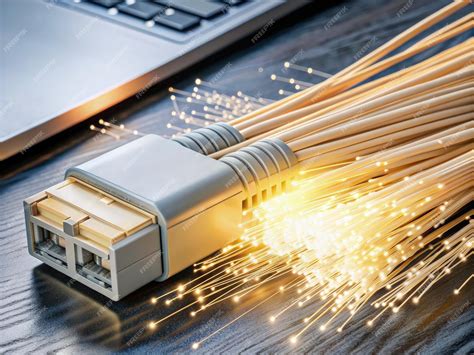 Fiber Optic Cable Connector For High Speed Internet Connection