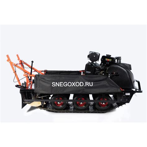 Купить мотобуксировщик БУРЛАК-M ЭКСПЕДИТОР на двух гусеницах