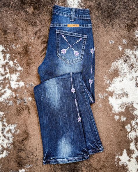Purple Arrows Bootcut Jeans By Cowgirl Tuff Bronco Western Supply Co